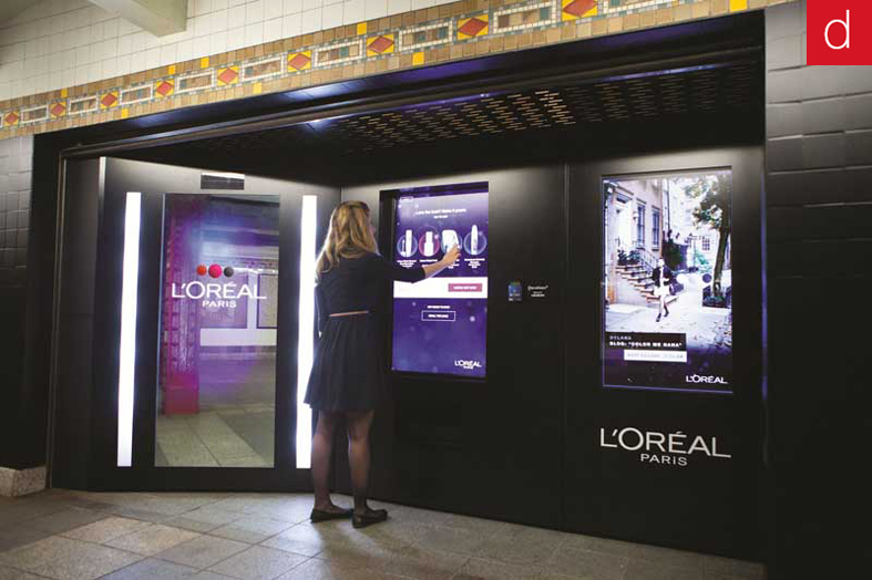 Vitrine digitale : dispositif interactif pour digitalisation