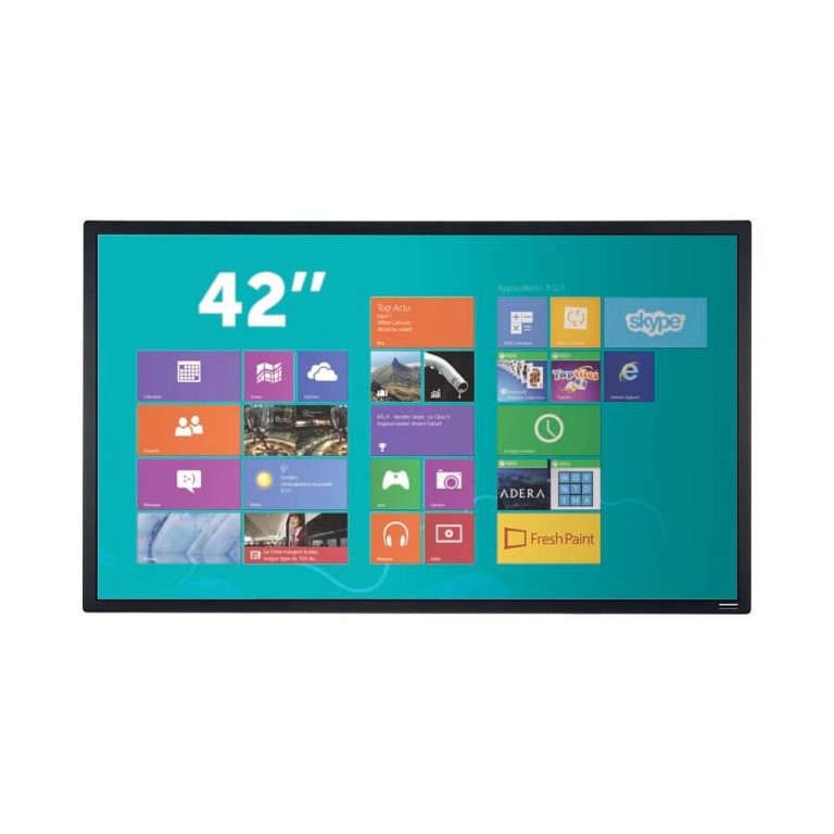 Ecran tactile infrarouge, capacitif projeté multitouch HD