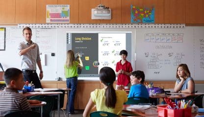 Digitalisation de la salle de classe interactive et collaborative
