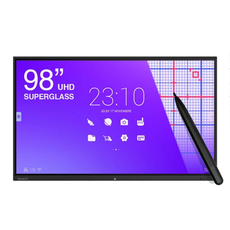 Ecran tactile infrarouge, capacitif projeté multitouch HD