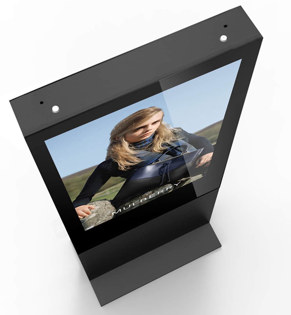 Totem vidéo double-face iSLIM | Communiquez à 360°