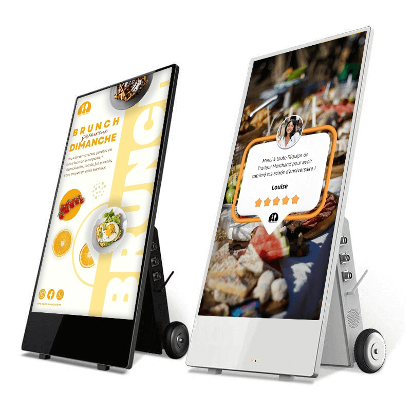 Nos solutions d'affichage dynamique pour la Restauration⎪Digilor