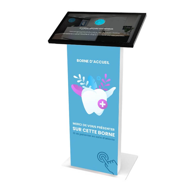Borne d'accueil SOFT PLUS - Disponible en 22, 24 et 27 pouces