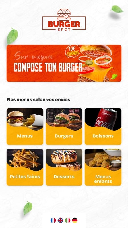 Application de prise de commande restaurant - Click&Eat